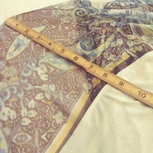 World unity | Dresses | World Unity Multi Colored Maxi Dress With Sheer ...